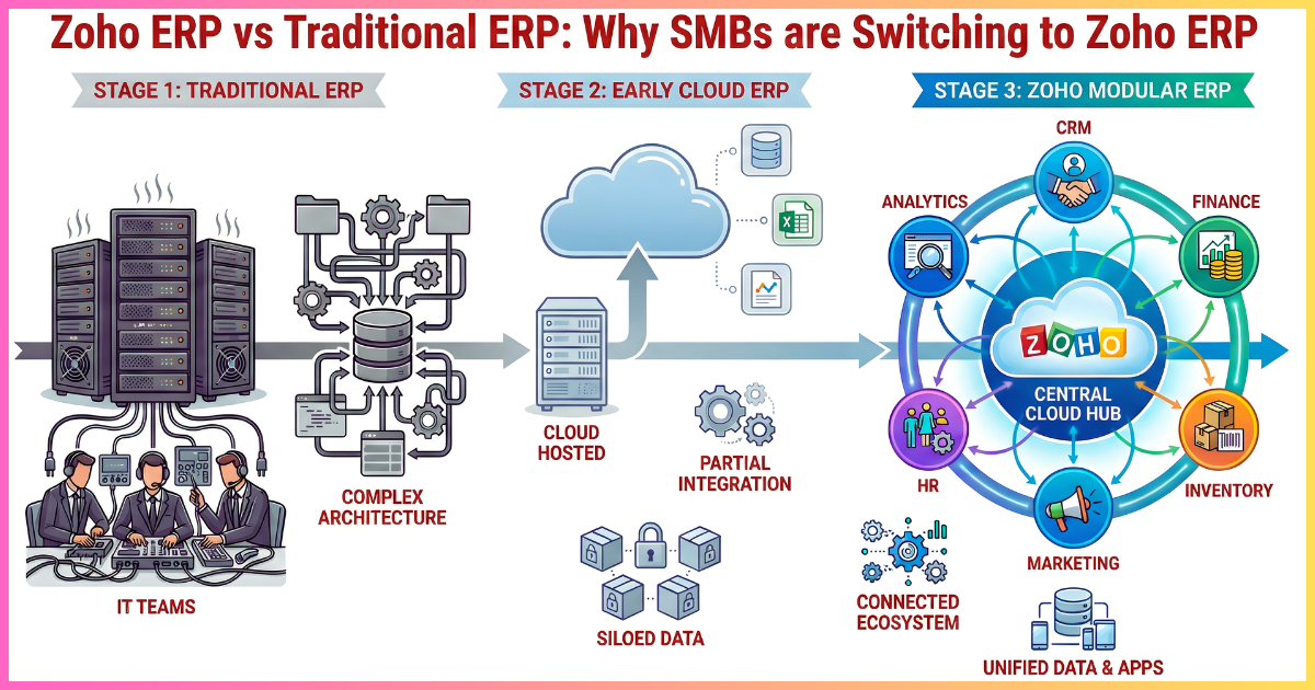 How Zoho ERP Is Replacing Traditional ERP for SMBs?