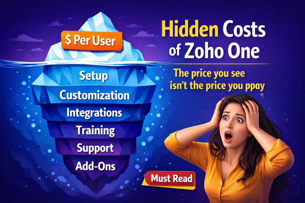 Zoho One Implementation Pricing: 11 Hidden Costs [Revealed]