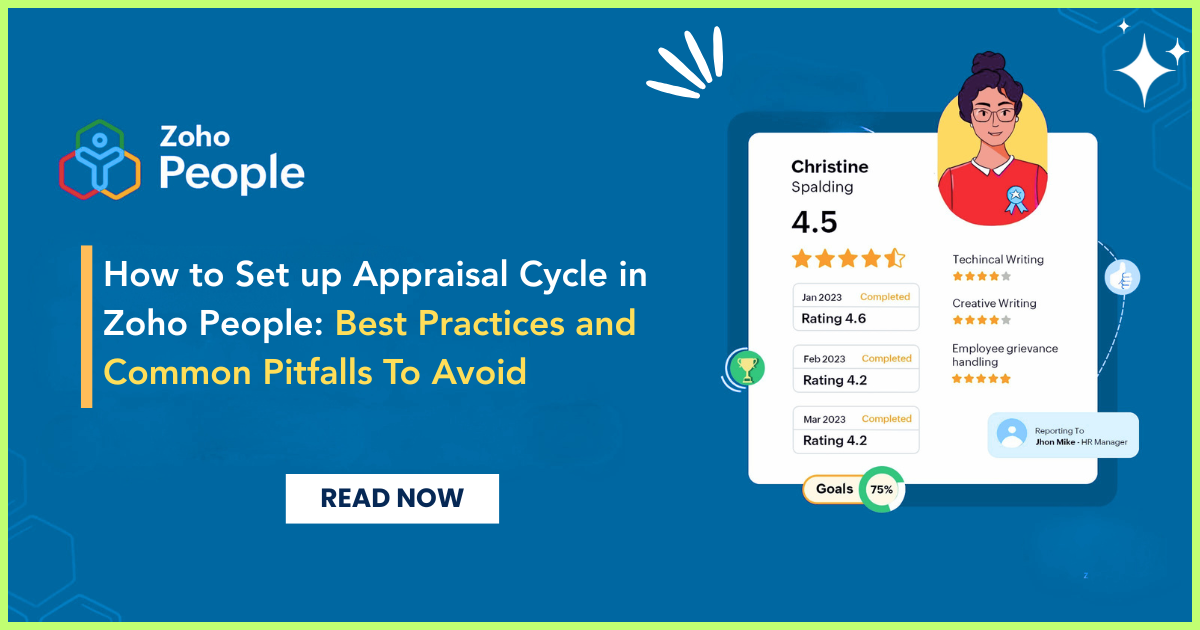 How to Set Up Appraisal Cycle in Zoho People[Best Practices]