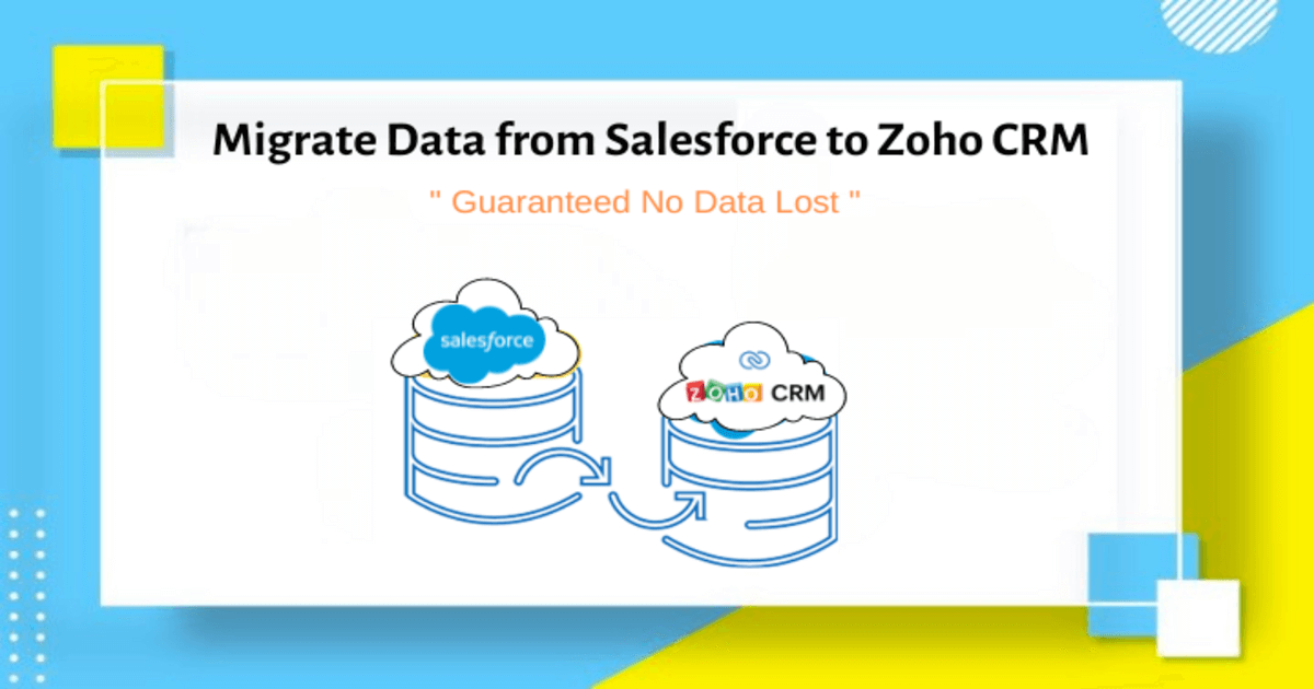 Salesforce To Zoho Crm Migration Yaali